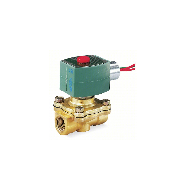 Solenoid Valve: 3/8 in Pipe Size - Valves, 120V AC, 0 psi Min. Op Pres ...
